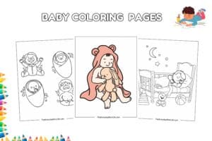 PDF Printable Baby Coloring Pages